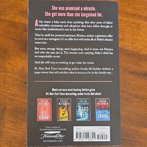 Other | The Surrogate Mother By Freida Mcfadden | Poshmark